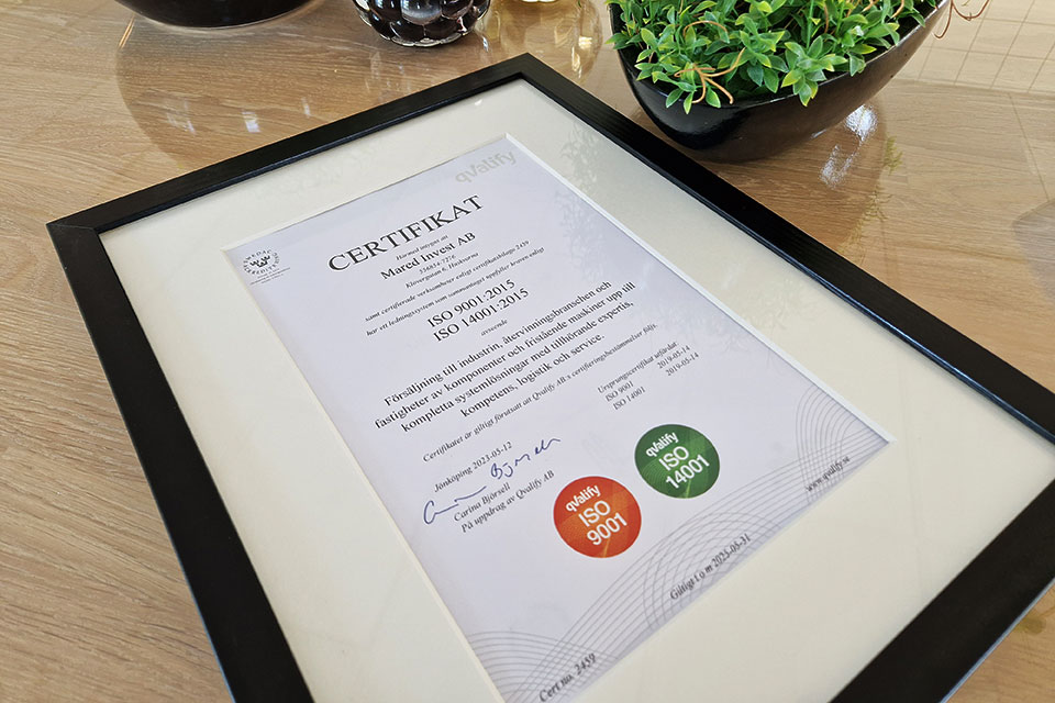 Hållbarhet - Mared Industrytech